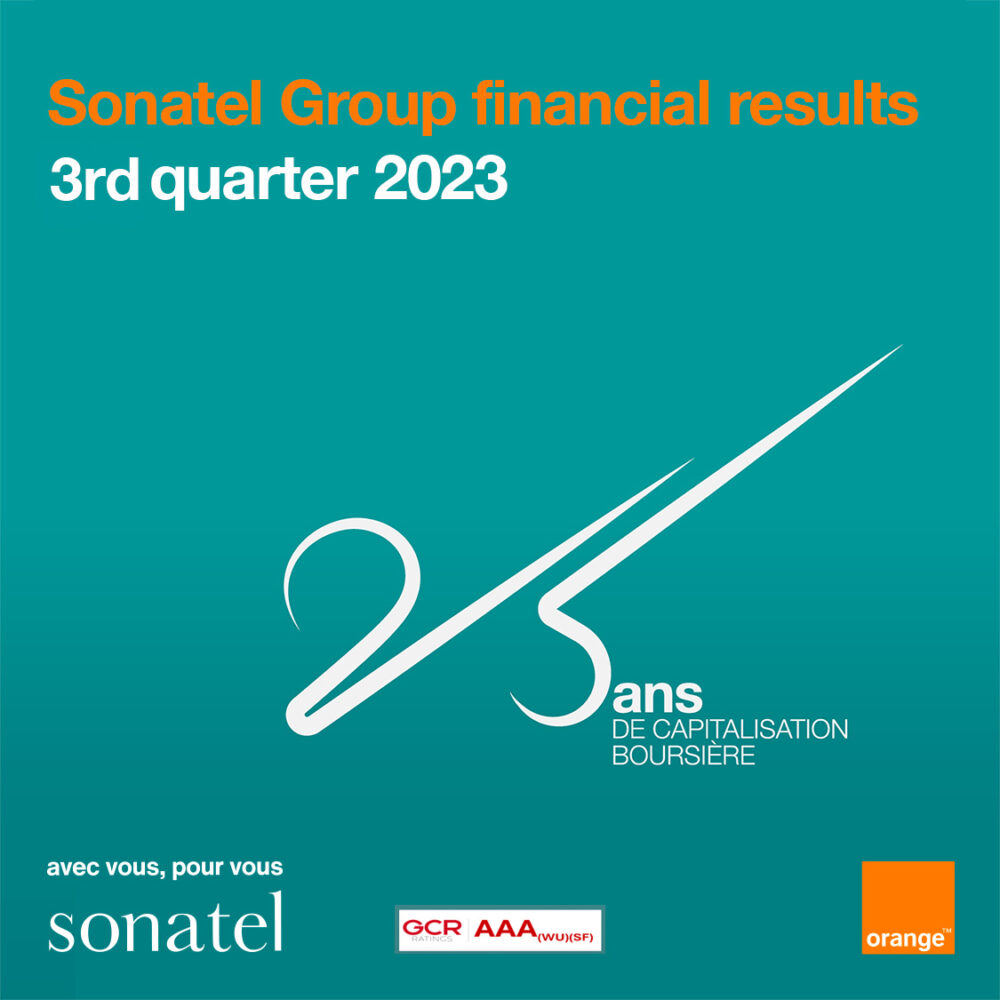 Sonatel Group consolidated results as of september 30, 3rd quater 2023